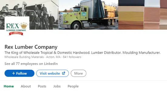 Rex Lumber LinkedIn - KathodeRay Media